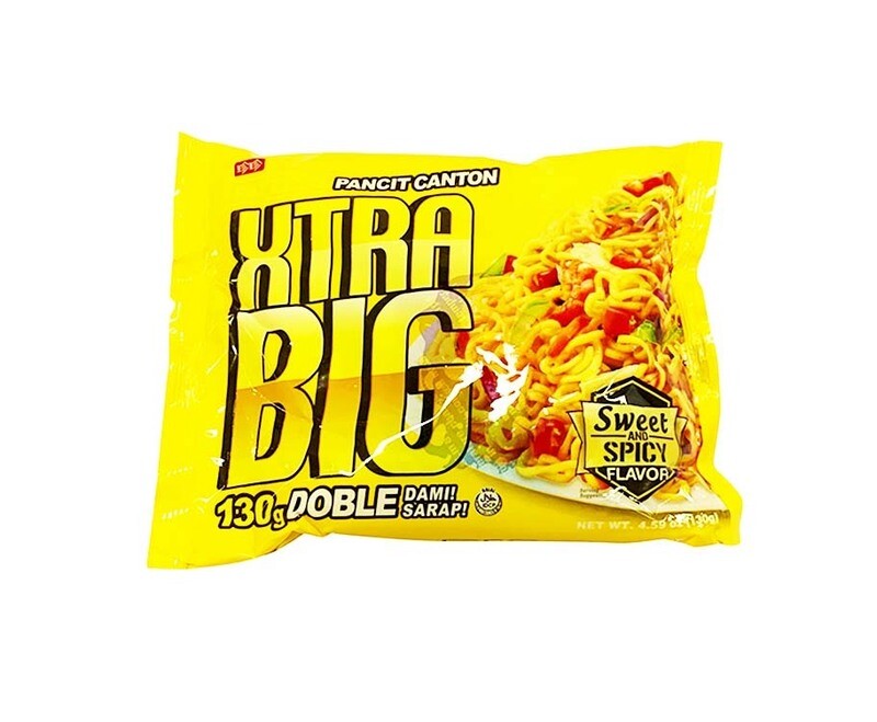 Payless Xtra Big Pancit Canton Sweet & Spicy Flavor 4.59oz (130g)