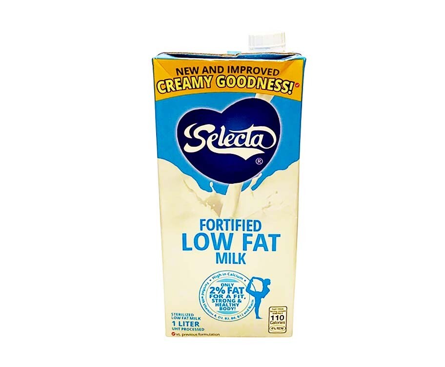 Selecta Fortified Low Fat Milk 1L