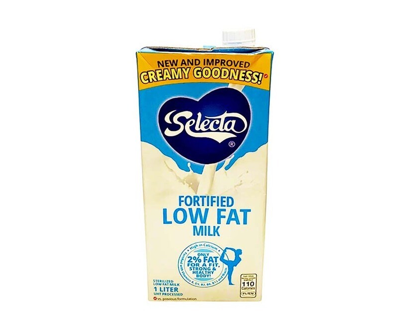 Selecta Fortified Low Fat Milk 1L