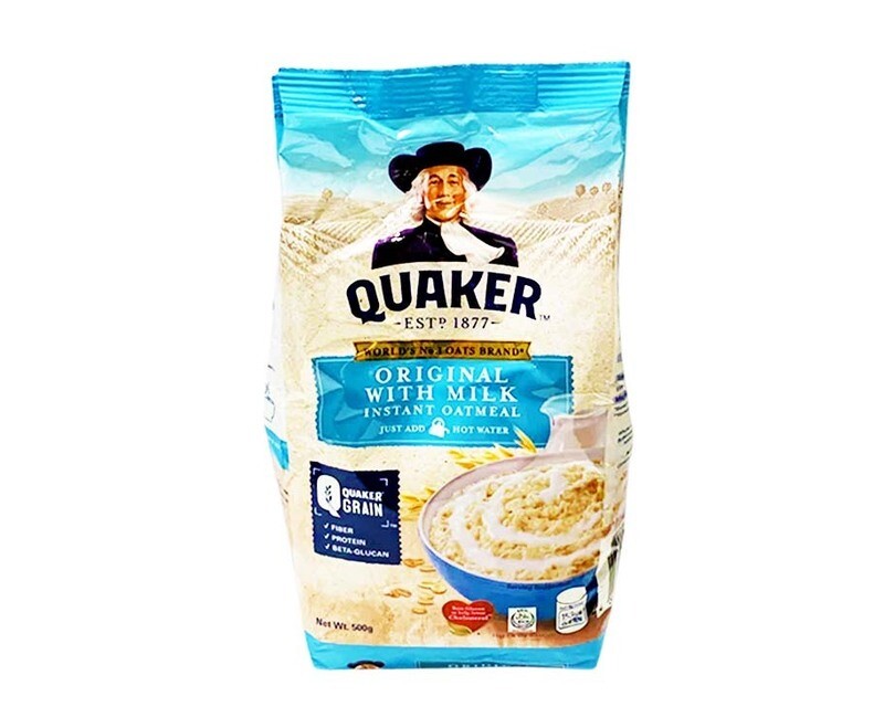 Quaker Original With Milk Instant Oatmeal 500g