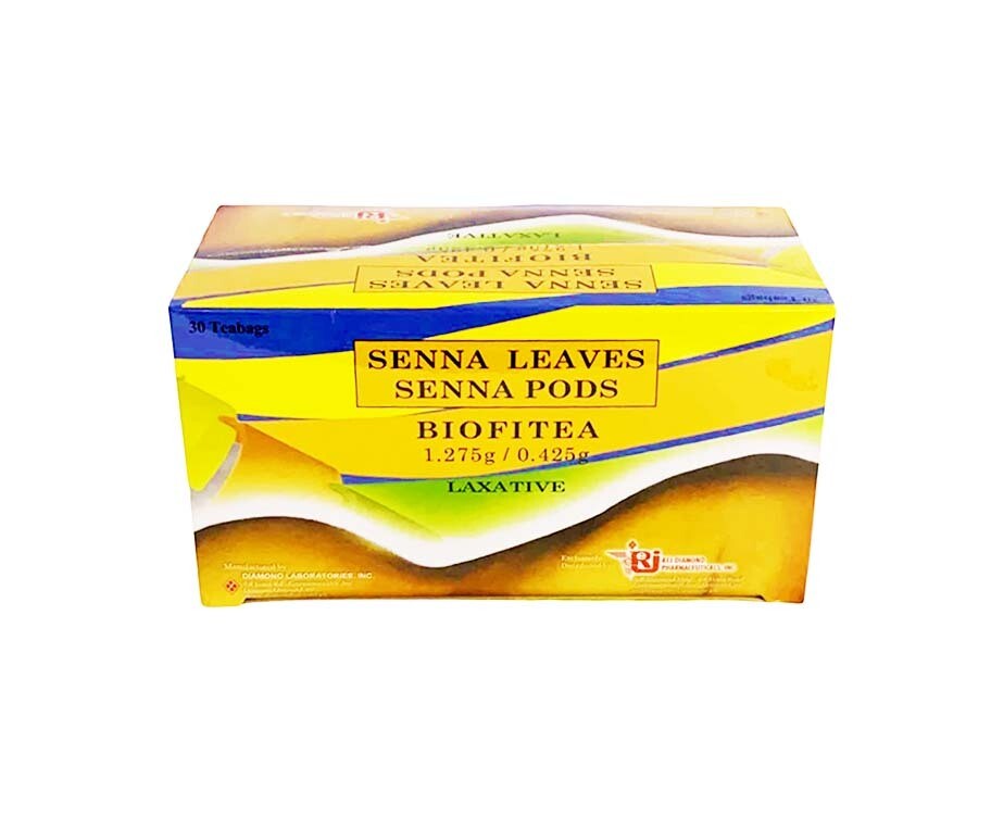 Senna Leaves Senna Pods Biofitea Laxative 1.275g/ 0.425g 30 Tea Bags