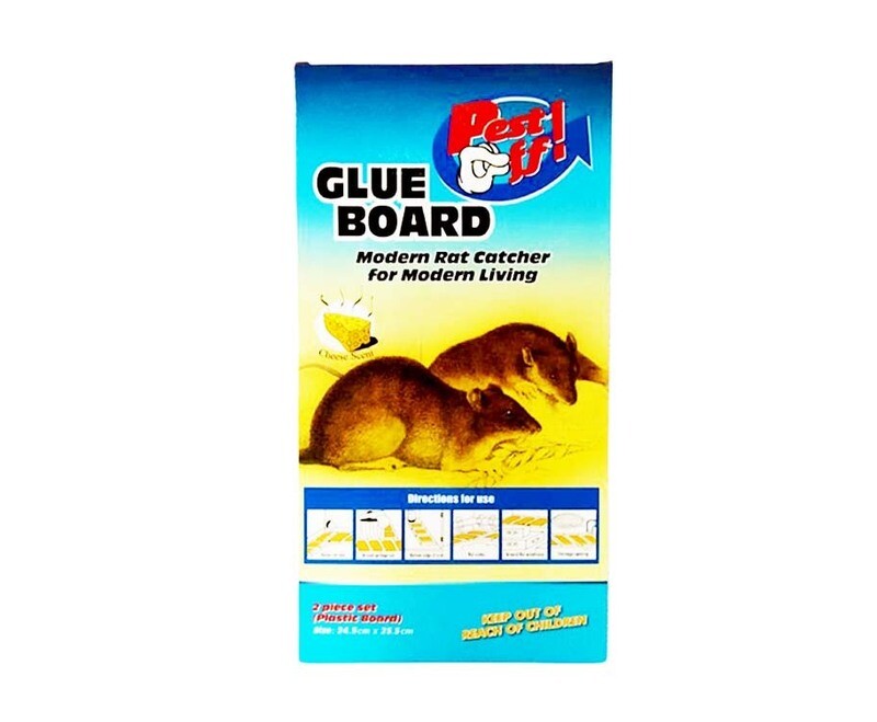 Pest Off! Glue Board Modern Rat Catcher for Modern Living Cheese Scent ...