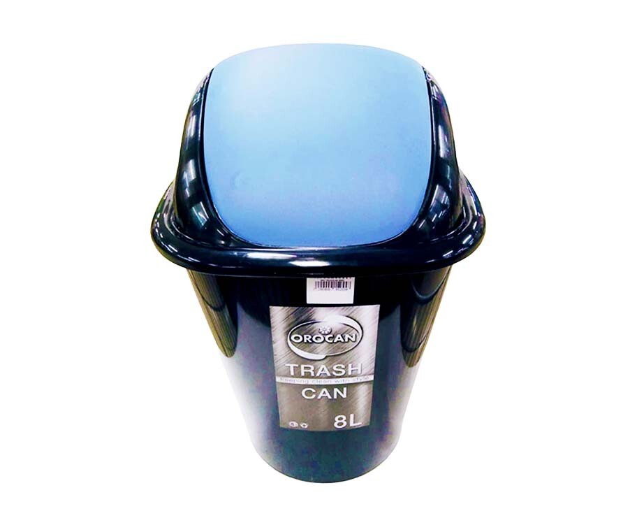 Orocan Trash Can Blue 8L