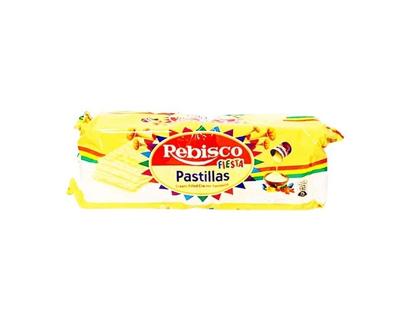 Rebisco Fiesta Pastillas Cream-Filled Cracker Sandwich (10 Packs x 32g ...