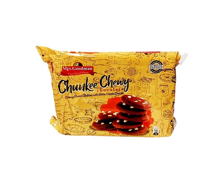 Mrs. Goodman Chunkee Chewy Chocolate Cookies (10 Packs x 35g)