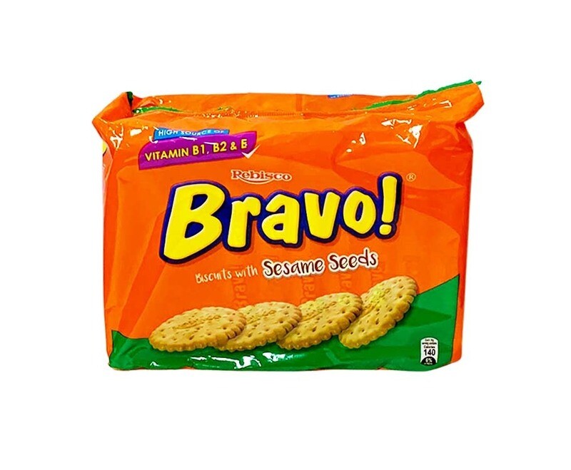 Rebisco Bravo! Biscuits with Sesame Seeds (10 Packs x 30g) 300g