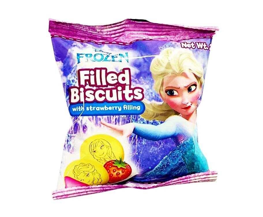 Juju Frozen Filled Biscuits with Strawberry Filling 25g