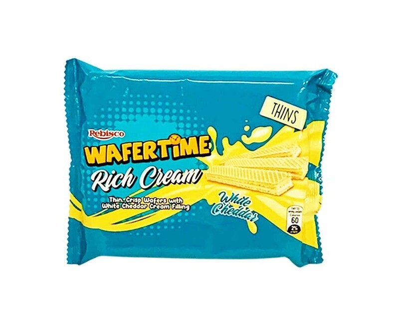 Rebisco Wafer Time Rich Cream White Cheddar Thins 47g