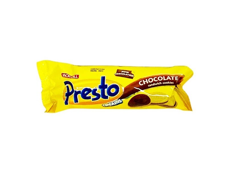 Jack n' Jill Presto Creams Chocolate Sandwich Cookies 80g