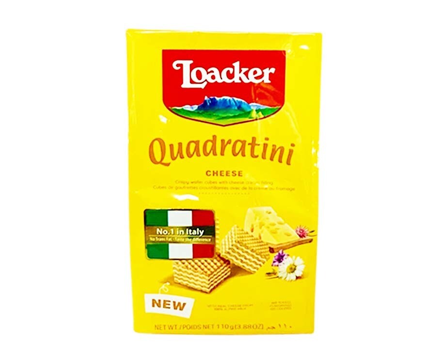 Loacker Quadratini Cheese 3.88oz (110g)