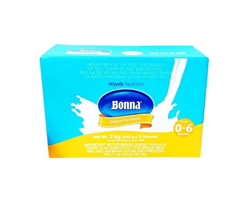 Bonna 0-6 Months Infant Formula Powder (5 Packs x 400g) 2kg