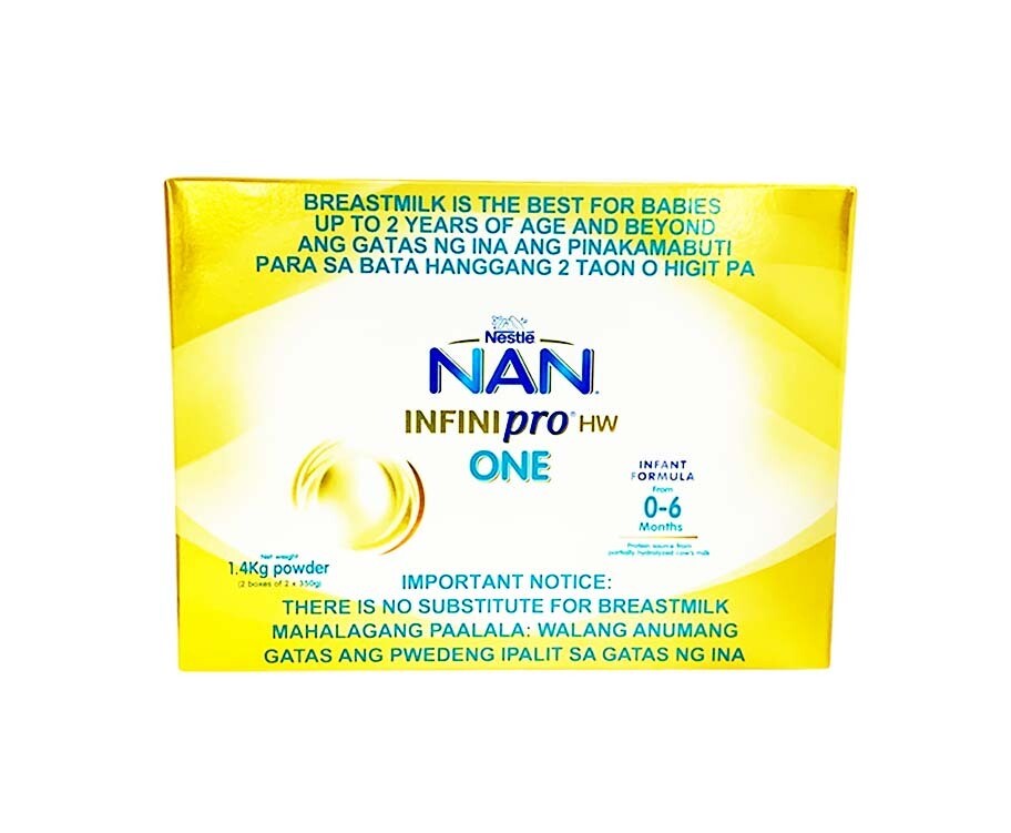 Nestlé NAN InfiniPro HW One Infant Formula From 0-6 Months Powder (2 ...