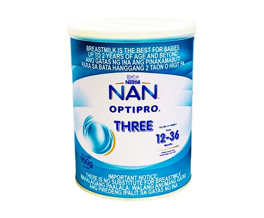 Nestlé NAN OptiPro Three Follow-Up Formula From 12-36 Months Powder 900g