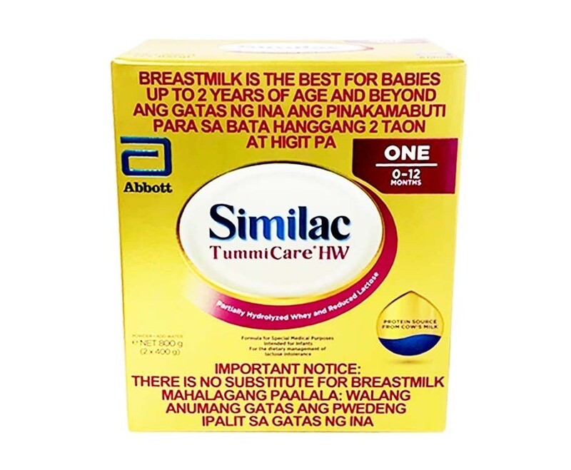 Abbott Similac TummiCare HW One 0-12 Months (2 Packs x 400g) 800g