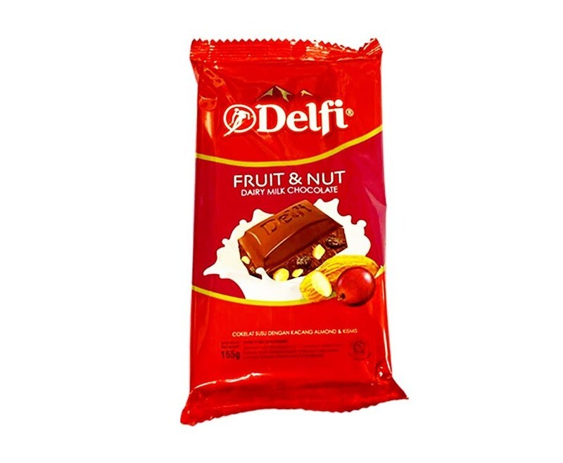 Delfi Fruit & Nut Dairy Milk Chocolate 155g