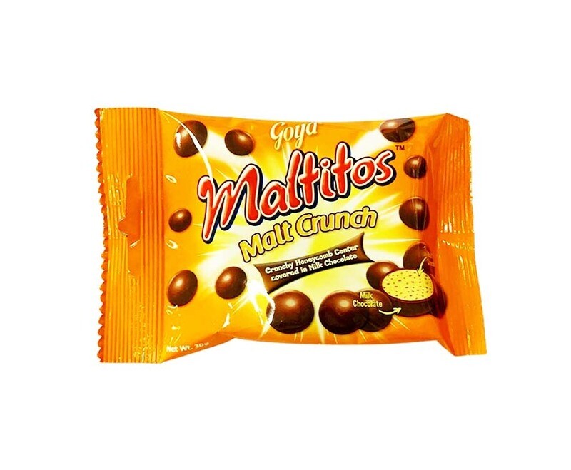 Goya Maltitos Malt Crunch Milk Chocolate 30g