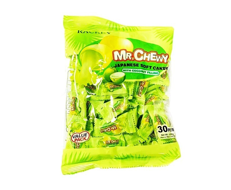 Rackey Mr. Chewy Japanese Soft Candy with Coconut Filling Value Pack ...