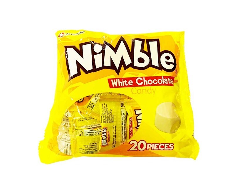 Stateline Nimble White Chocolate Candy (20 Pieces x 5g)