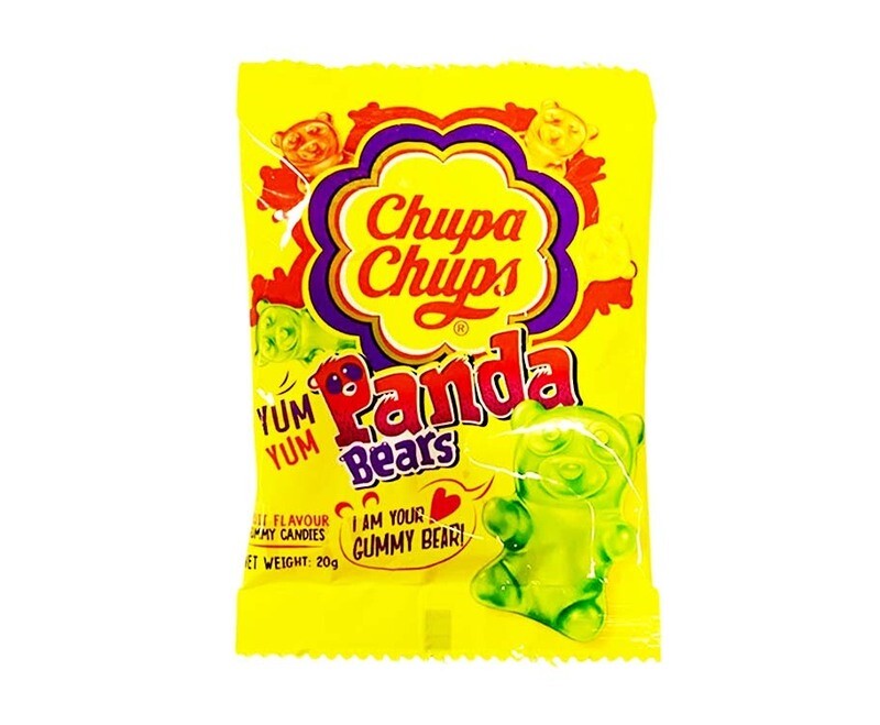 Chupa Chups Panda Bears Fruit Flavour Gummy Candies 20g