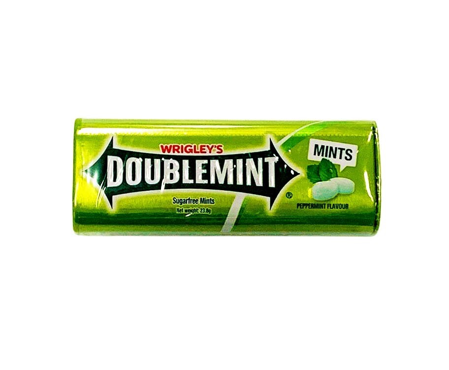 Wrigley's Doublemint Peppermint Flavour Sugarfree Mints 23.8g