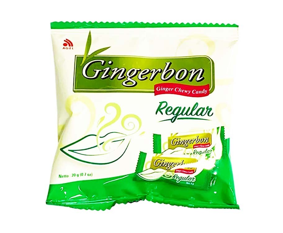 Gingerbon Ginger Chewy Candy Regular 0.7oz (20g)
