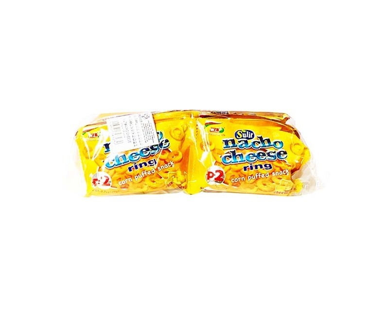 W.L. Foods Sulit Nacho Cheese Ring Corn Puffed Snack Cheese Flavor (10 ...