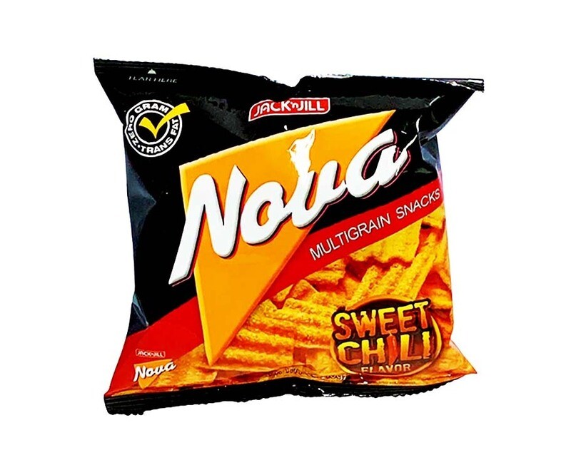 Jack 'n Jill Nova Multigrain Snacks Sweet Chili Flavor 40g