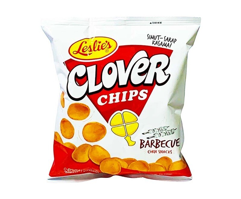 Leslie's Clover Chips Barbecue Corn Snacks 55g
