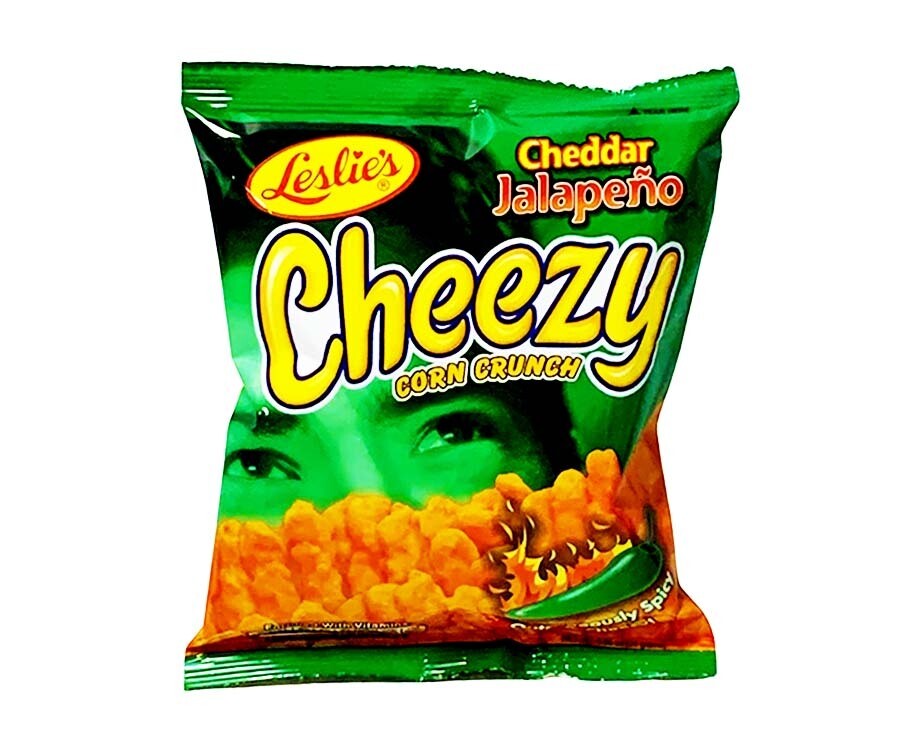Leslie’s Cheezy Corn Crunch Cheddar Jalapeño 24g