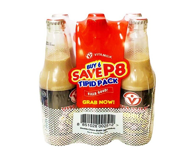 Vitamilk Double Choco Shake Tipid Pack (6 Packs x 300mL)