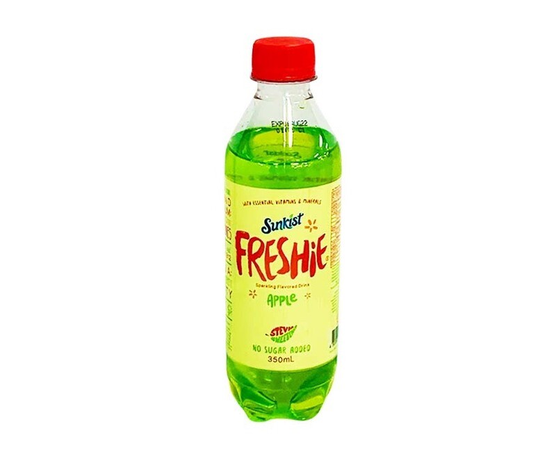 Sunkist Freshie Sparkling Flavored Drink Apple 350mL