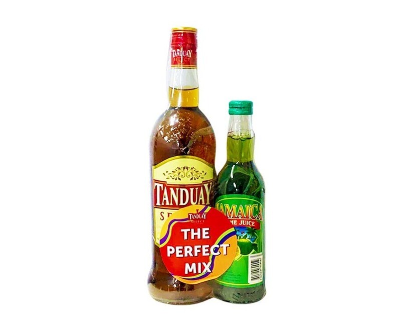 Tanduay Select 700mL + Jamaica Lime Juice 350mL The Perfect Mix