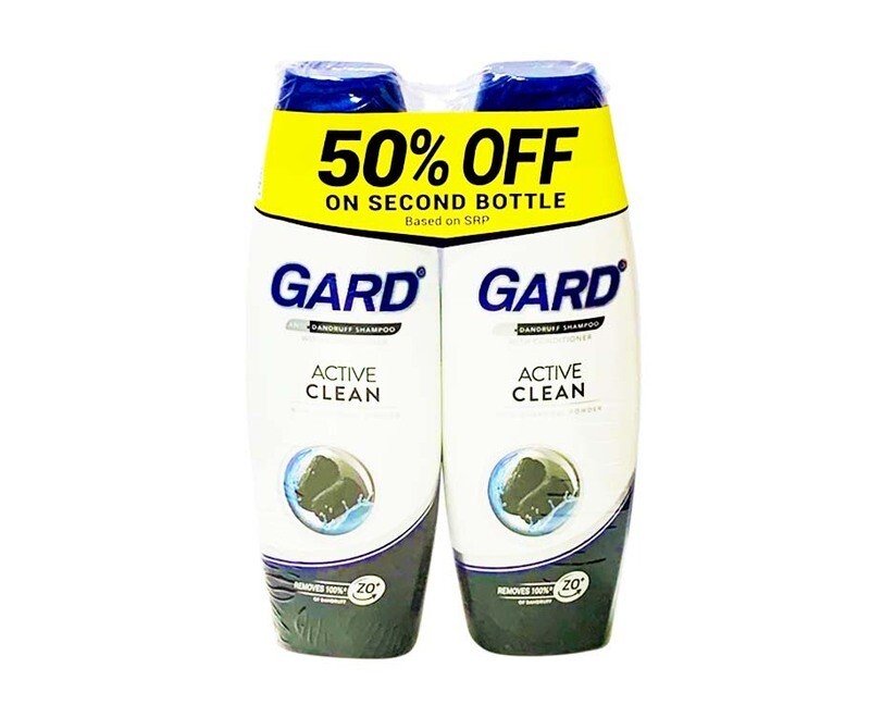 Gard Anti-Dandruff Shampoo with Conditioner Active Clean with Charcoal ...