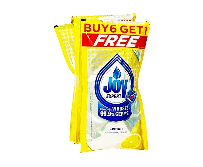 Joy Expert Safeguard Lemon Dishwashing Liquid (6+1 Packs x 36mL)