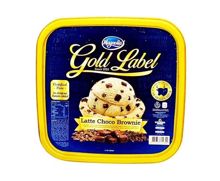 Magnolia Gold Label Latte Choco Brownie Ice Cream 1.3L