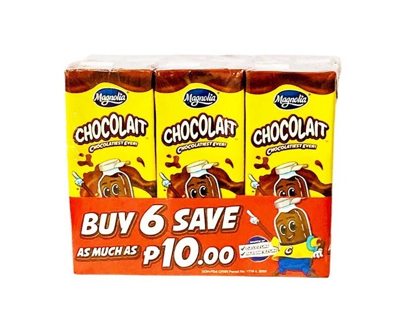 Magnolia Chocolait Chocolate Milk Drink (6 Packs x 250mL)