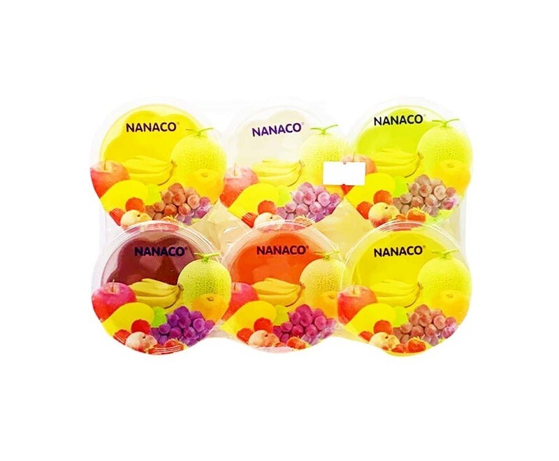 Nanaco Nata De Coco Jelly Assorted (6 Packs x 80g)