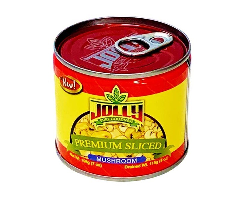 Jolly Pure Goodness Premium Sliced Mushroom 7oz (198g)