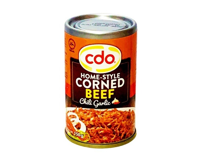 CDO Home-Style Corned Beef Chili Garlic 150g