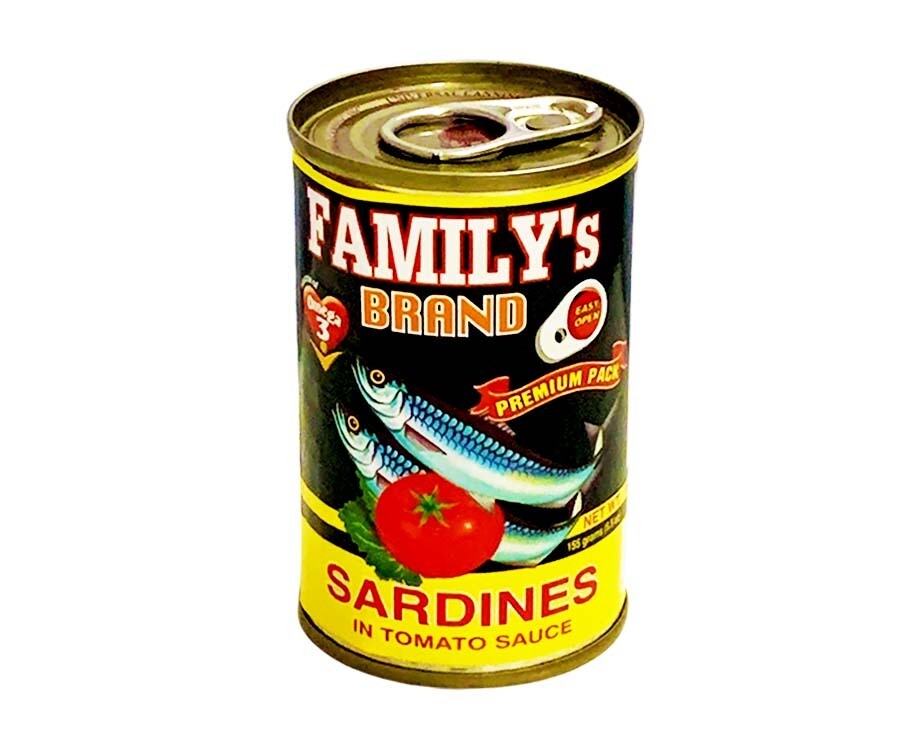 Family's Brand Sardines in Tomato Sauce Premium Pack 155g