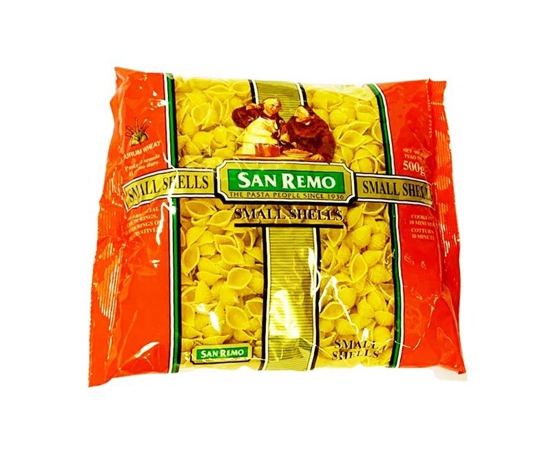 San Remo Small Shells Durum Wheat Pasta Di Semola Di Grano Duro 500g