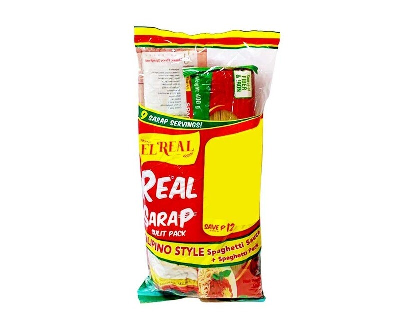 El Real Filipino Style Spaghetti Sauce 500g + Spaghetti Pasta Pack 400g