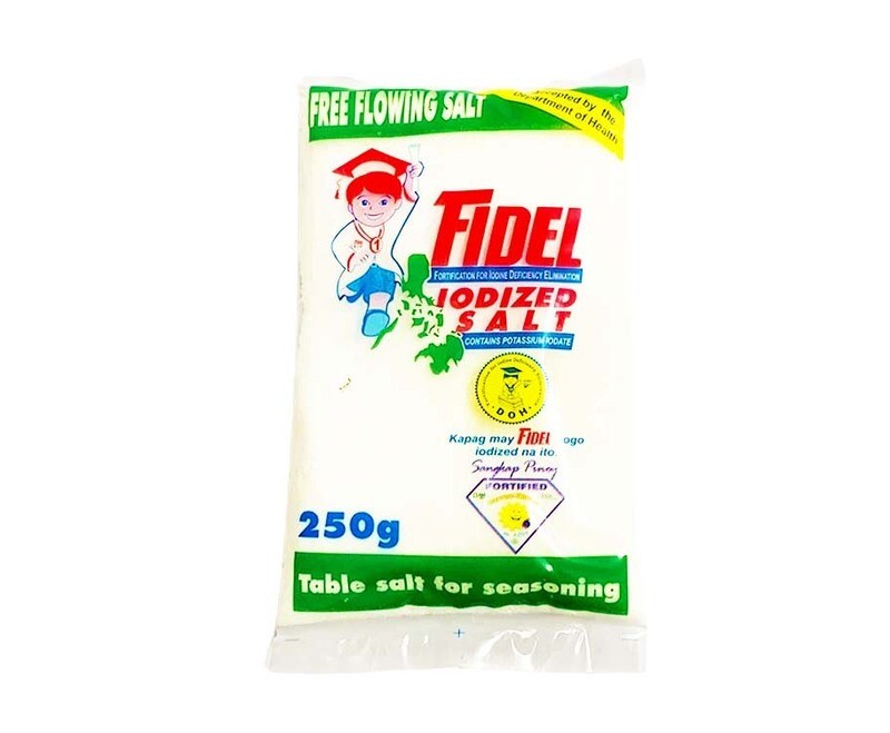 Fidel Iodized Salt Free Flowing Salt 250g