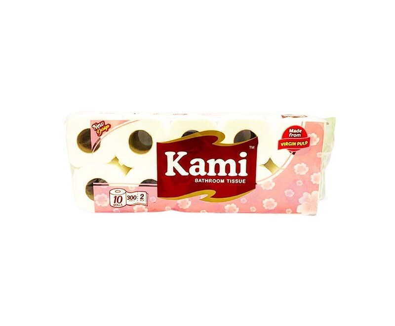 Kami Bathroom Tissue 2-Ply 300 Sheets 10 Rolls