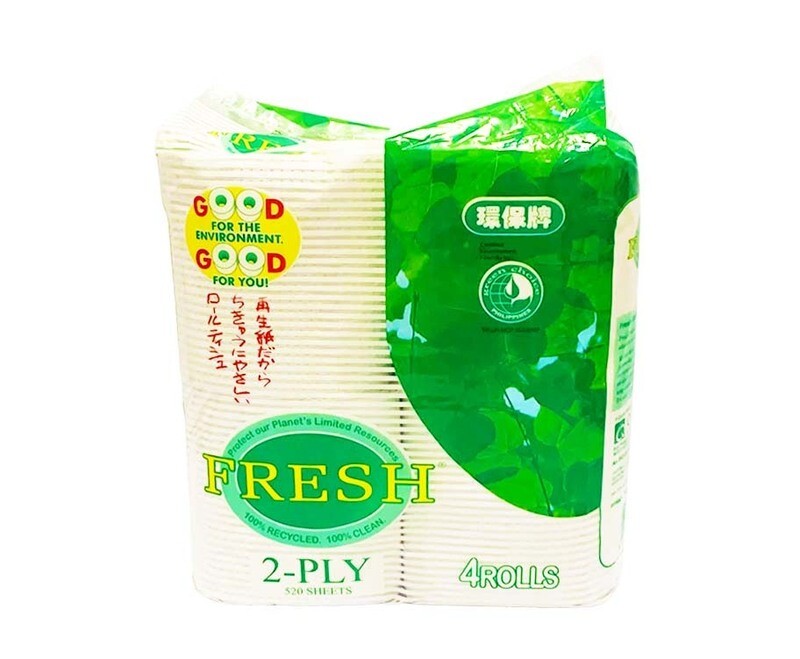 Fresh Bathroom Tissue 2-Ply 520 Sheets 4 Rolls