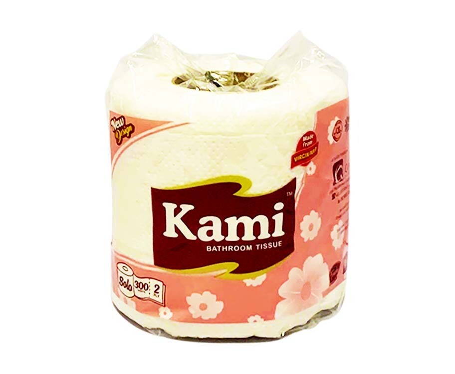 Kami Bathroom Tissue 2-Ply 300 Sheets Solo