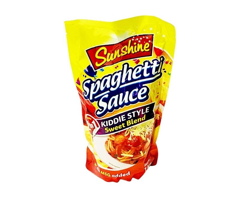 Sunshine Spaghetti Sauce Kiddie Style Sweet Blend 2-in-1 Flavor 1kg