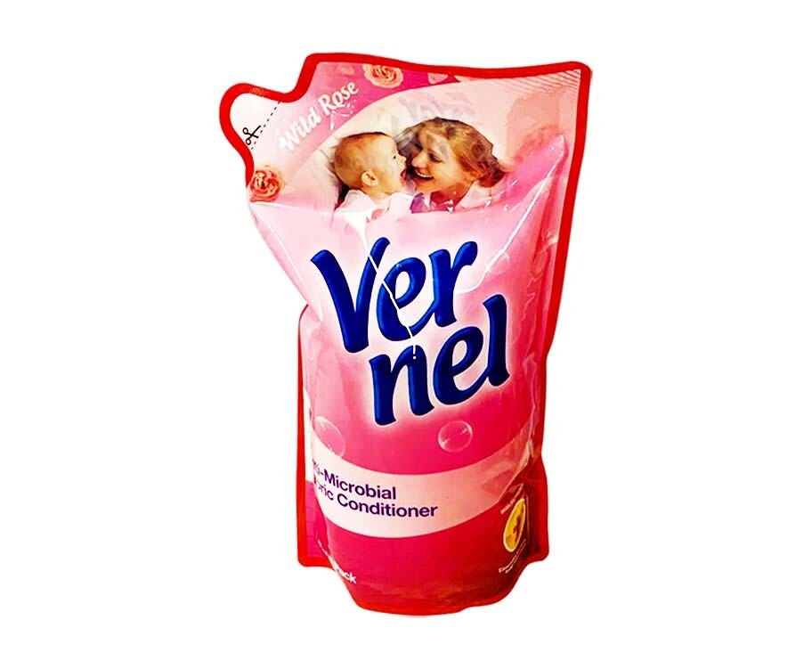Vernel Wild Rose Anti-Microbial Fabric Conditioner Refill Pack 1L