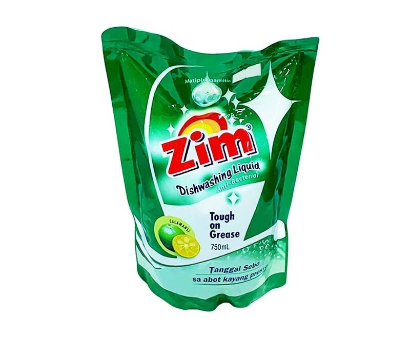 Zim Anti-Bacterial Dishwashing Liquid Calamansi 750mL
