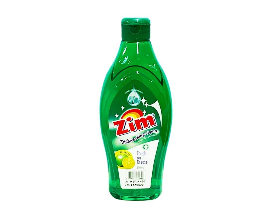 Zim Anti-Bacterial Dishwashing Liquid Kalamansi 500mL